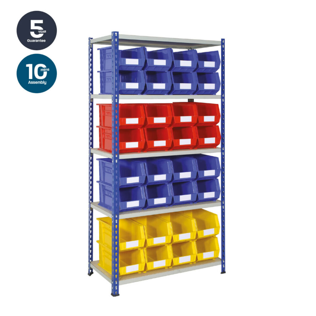 Kanban Shelving with Picking Bins • Workflo