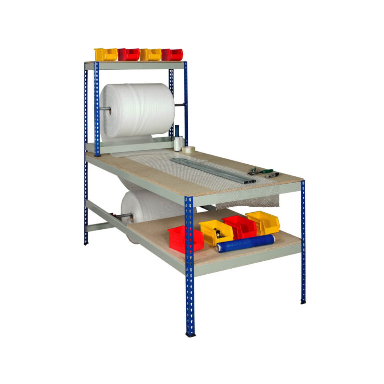 Rivet Packing Workstations - Long Packing Workstation • Workflo