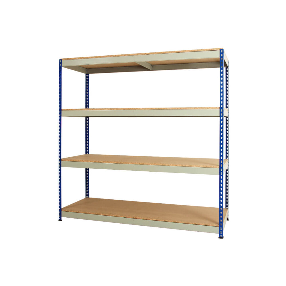 Rivet Racking 4 Levels | Workflo • Industrial Shelving • Racking